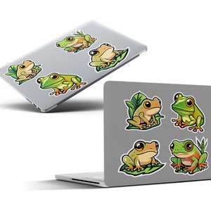 Cute Frog Sticker Design - Etsy
