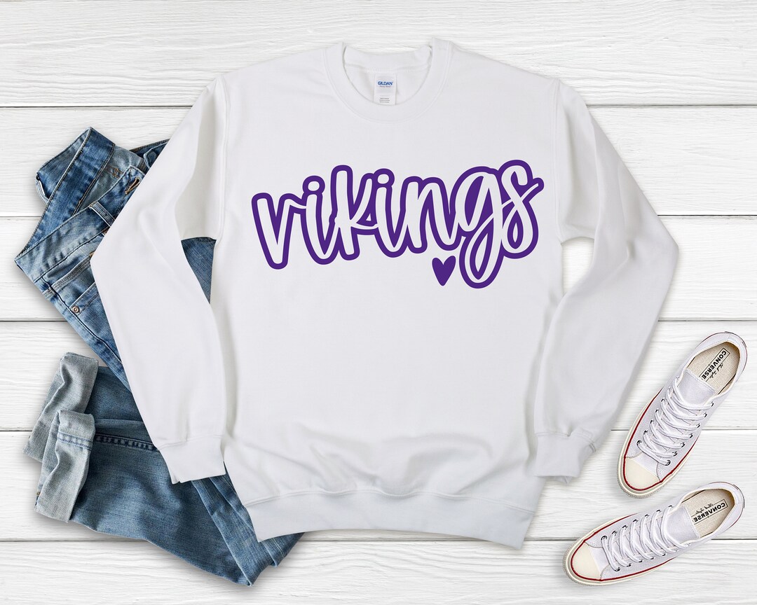 Vikings Script Football Shirt - Etsy