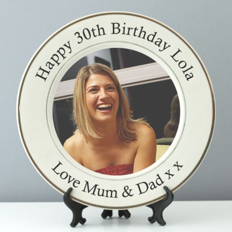 Personalised Photo Plate - Etsy UK