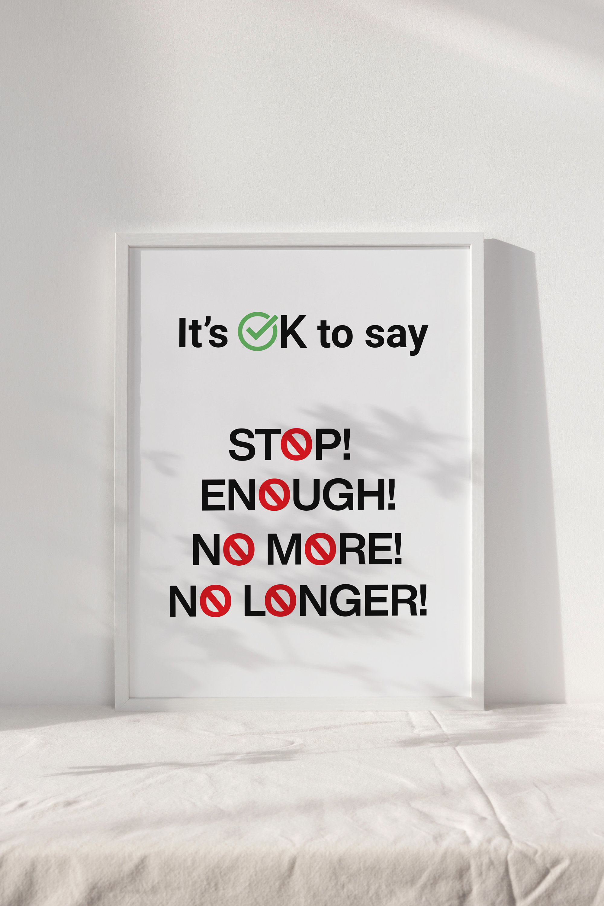 Boundaries Printable Poster | Boundaries Print | Wellness Poster ...