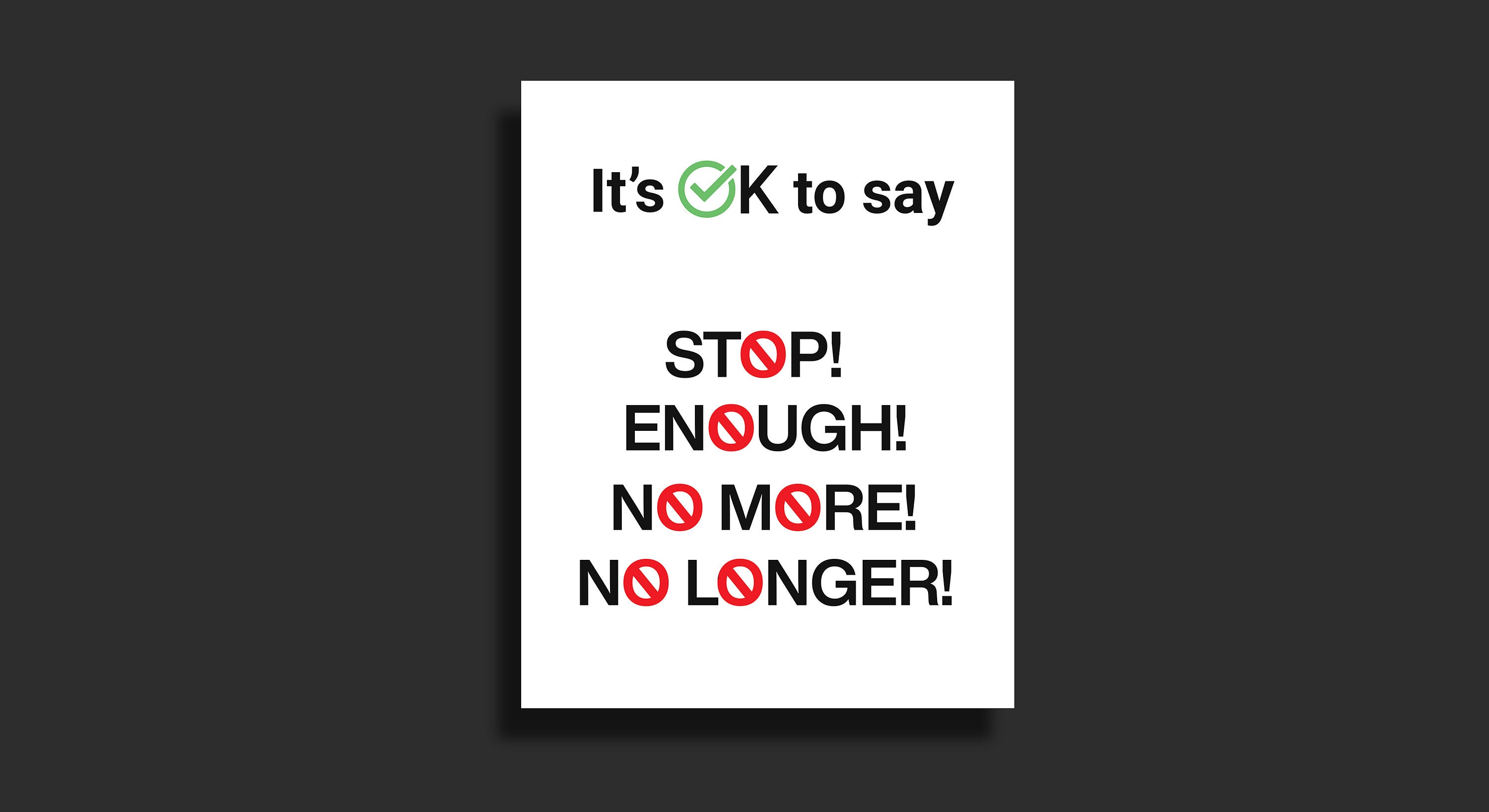 Boundaries Printable Poster | Boundaries Print | Wellness Poster ...