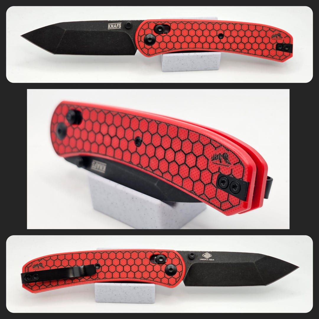 Knafs Lander 2 Hex Pattern G10 Scales - Etsy