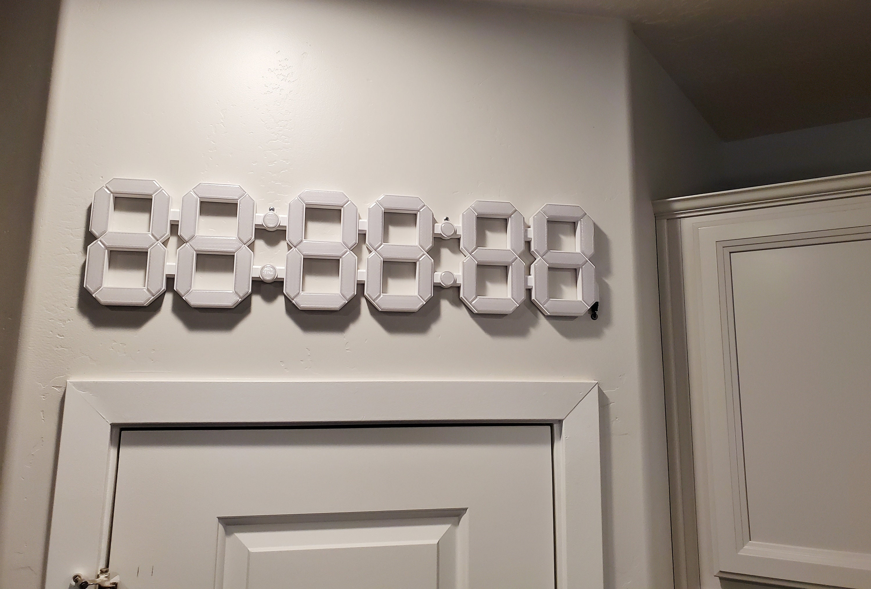 3D Printed Wall Clock Design - 30" by 7" - Arduino or ESP32 Project ...