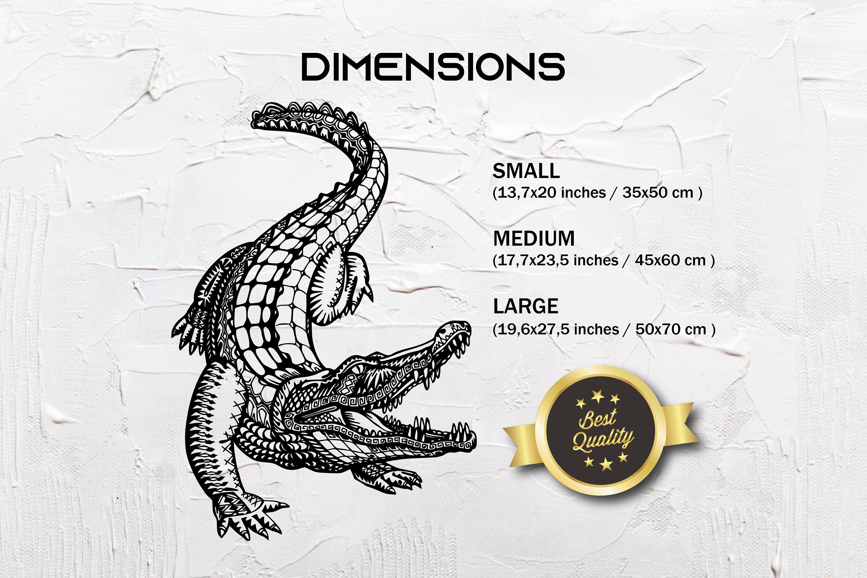 Metal Alligator Wall Artcrocodile Wall Decorwall - Etsy