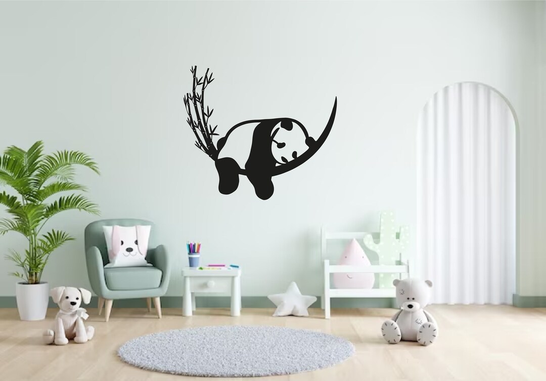 Metal Wall Decor,panda Metal Wall Decor,unique Wall Art , Living Room ...
