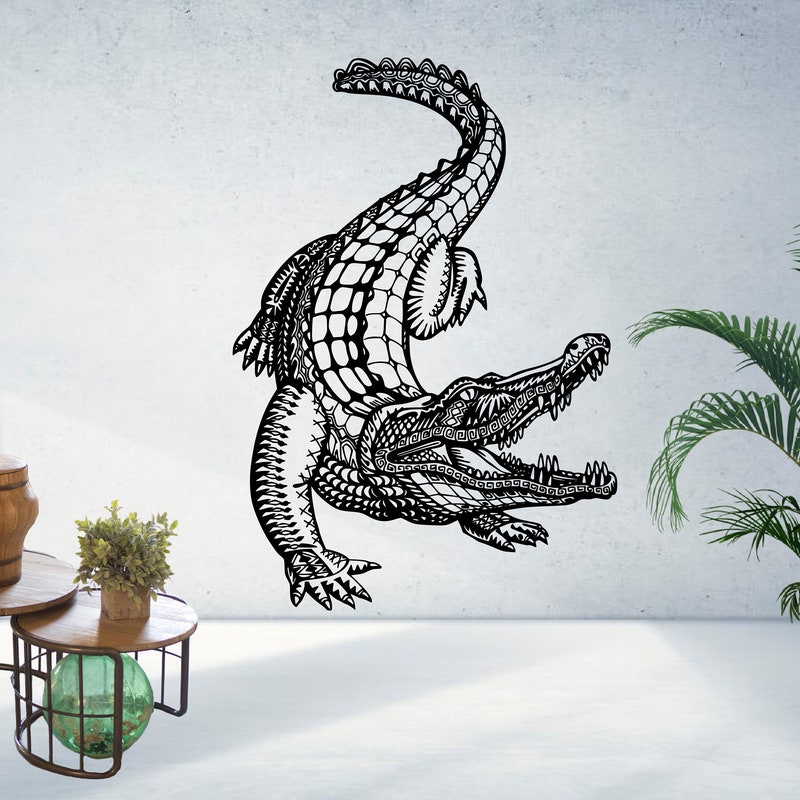 Alligator Wall Decor - Etsy