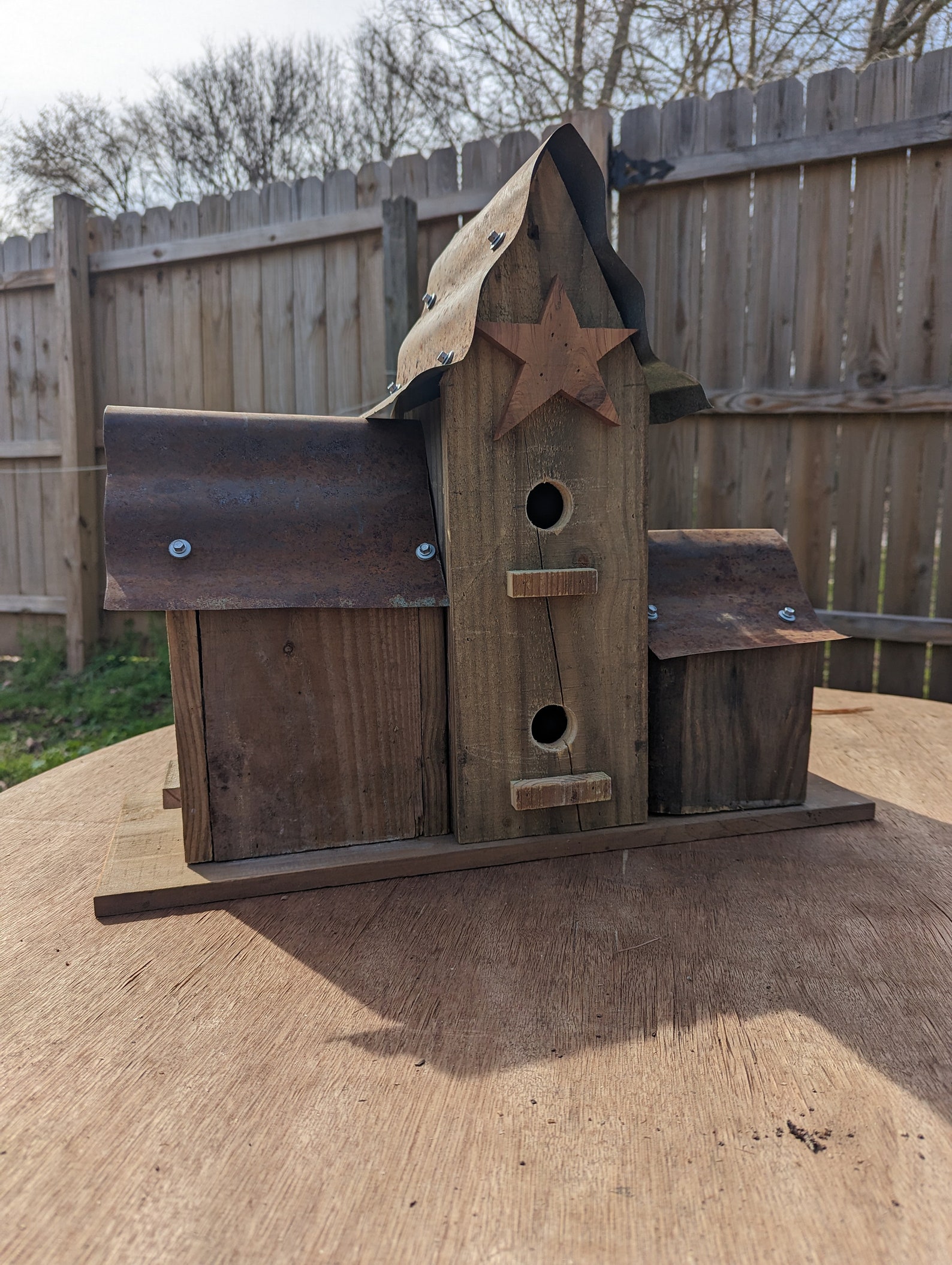 Custom Rustic Birdhouse - Etsy