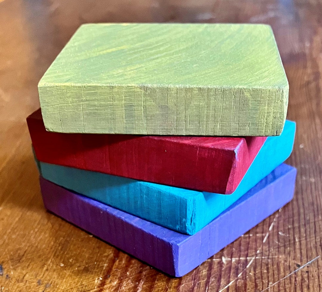 Natural Wood End Grain Coasters Perfect Gift for Home Decor - Etsy