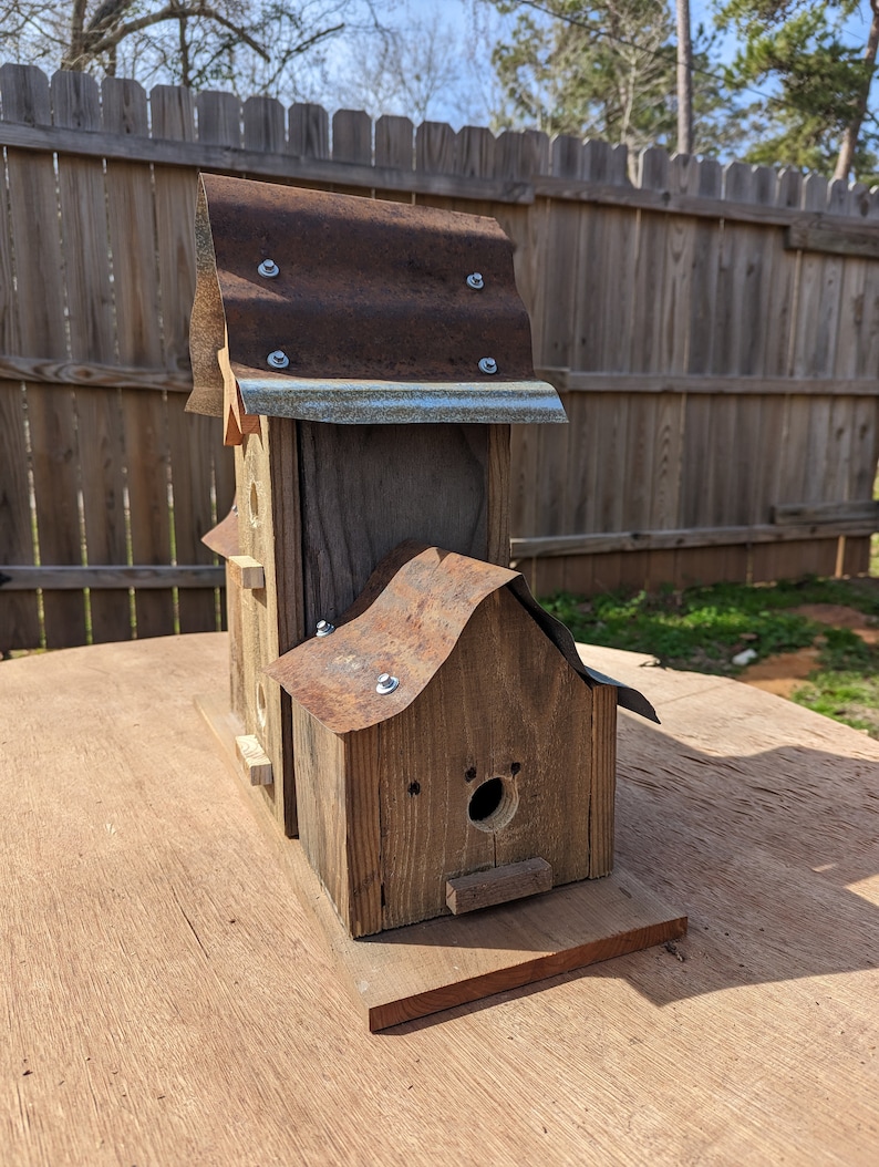 Custom Rustic Birdhouse - Etsy