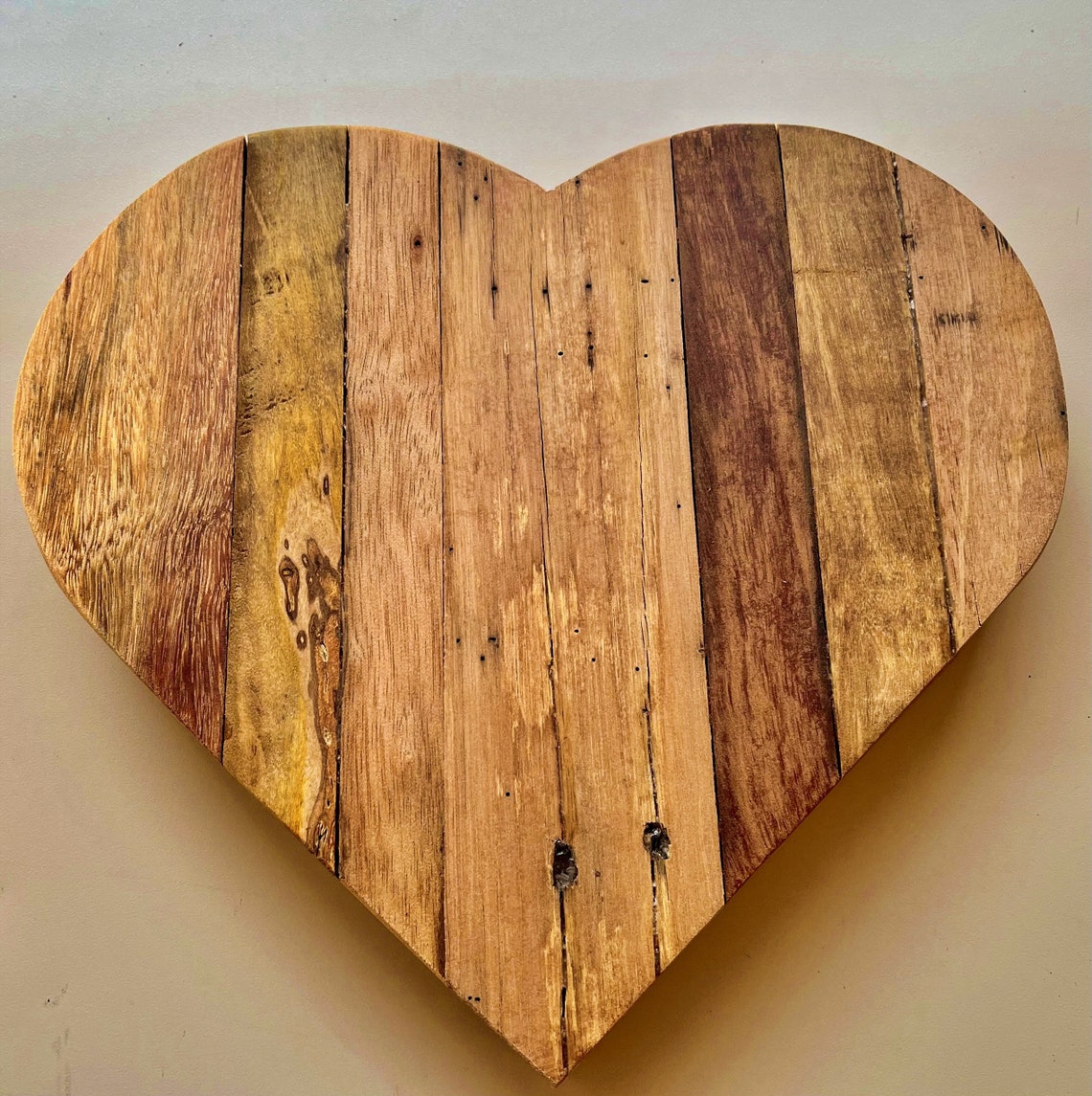 Rustic Reclaimed Wood Heart - Etsy