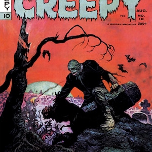 Creepy Comic Collection Digital PDF Bundle Vintage Horror Comics ...