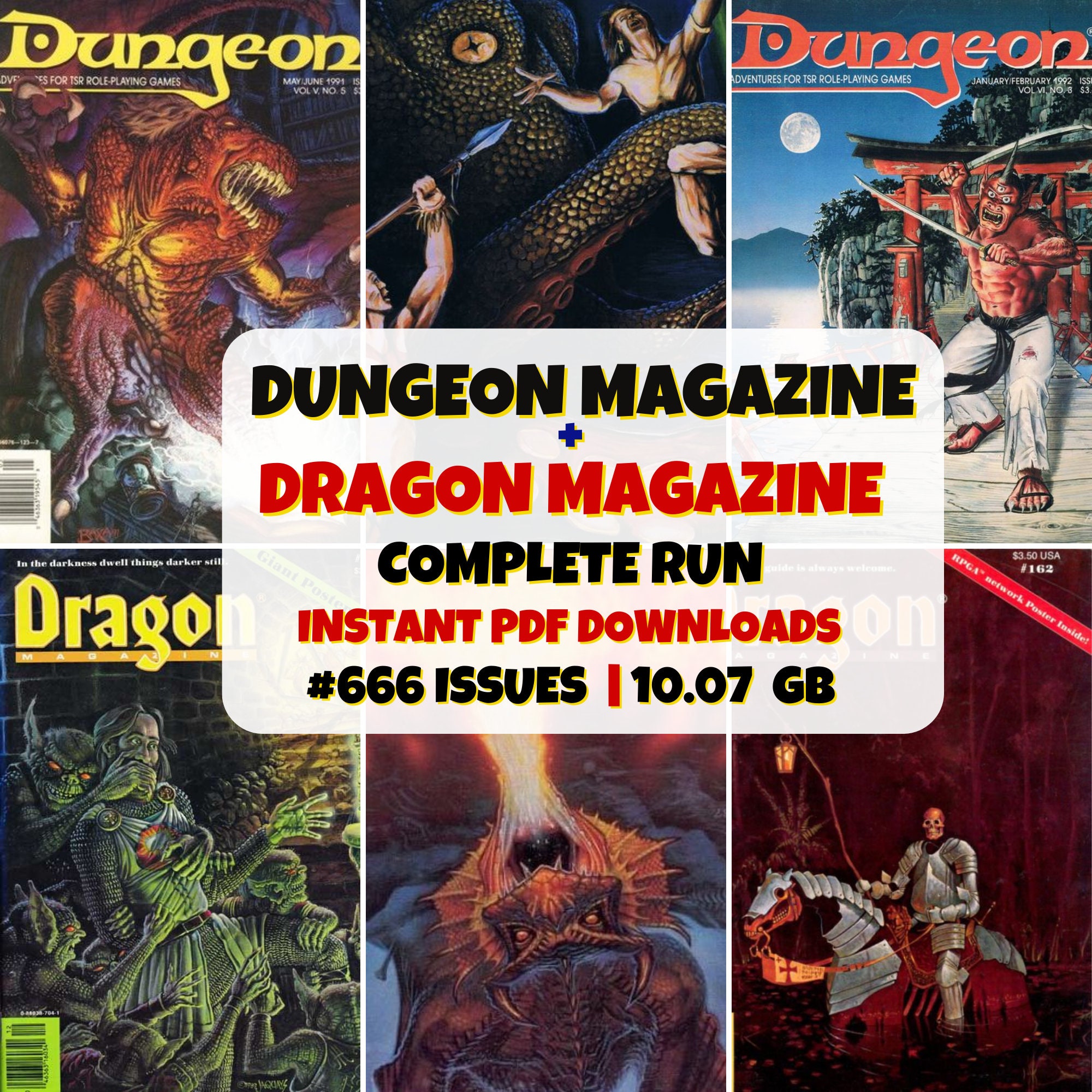 Dragon Dungeon Magazine Collection Digital Archive Classic RPG Insights ...