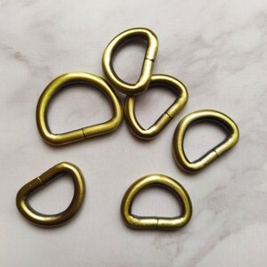 D Ring Connector, Purse Rings, Bag Rings, Bag Attachment - Etsy