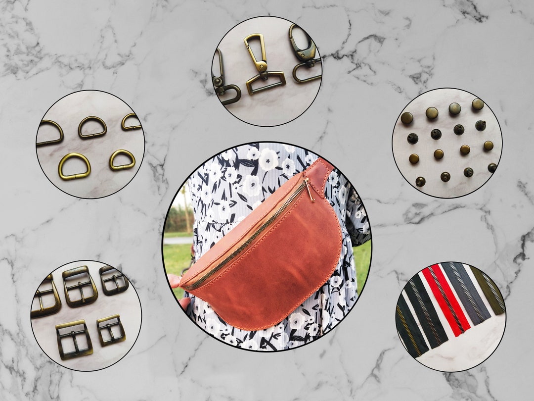 Leather Women Fanny Pack Hardware Kit - Etsy
