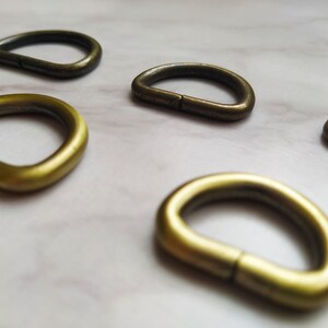D Ring Connector, Purse Rings, Bag Rings, Bag Attachment - Etsy