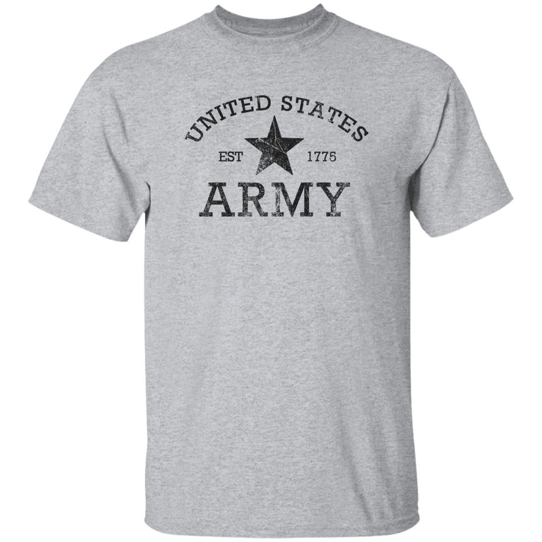 Distressed United States Army Marquee T-shirt (black) - Etsy