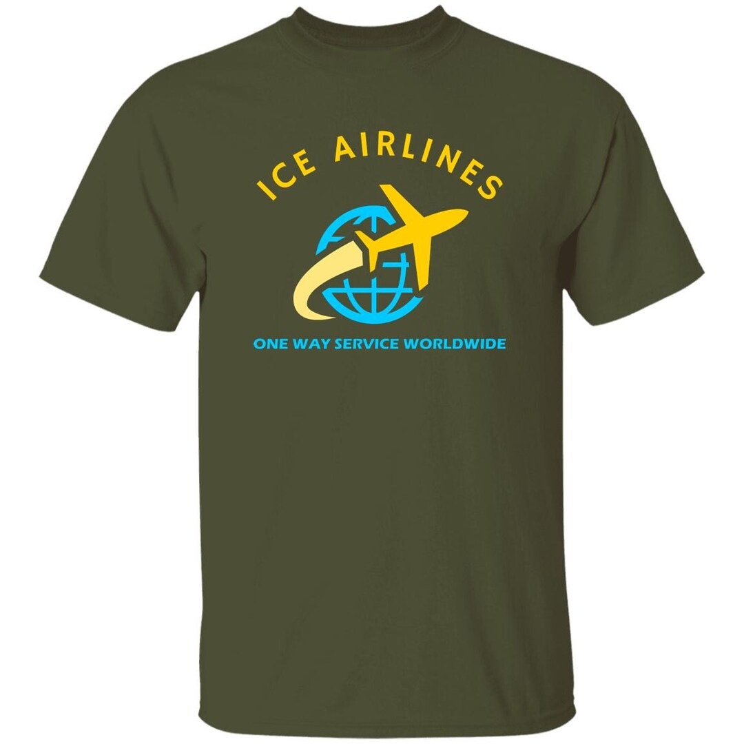 ICE Airlines - Service Worldwide T-shirt - Etsy