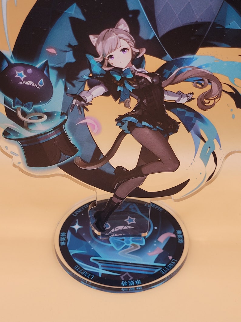Genshin Impact Lynette Acrylic Standee, Double-sided Pattern Acrylic ...