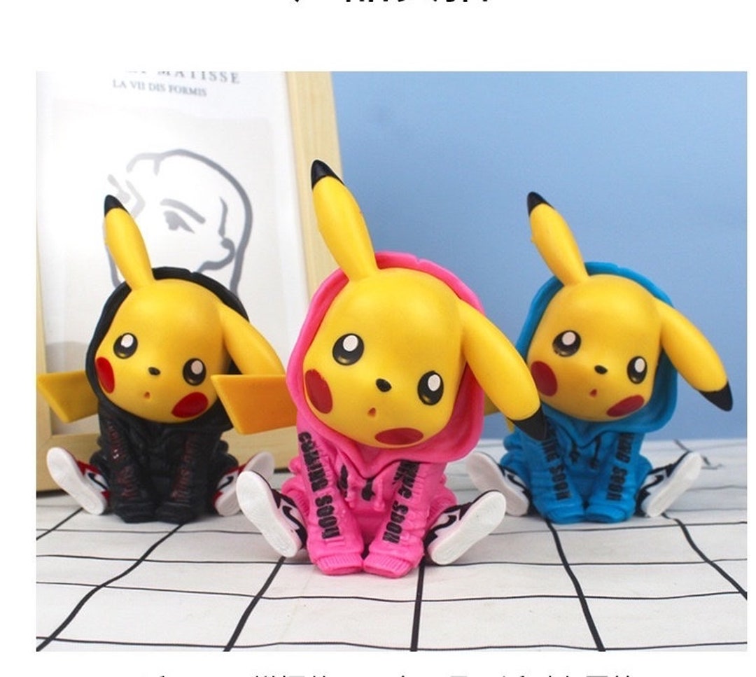 Pop Figure Pikachu Pokemon, Hand-painted Cosplay Pikachu Figure ...