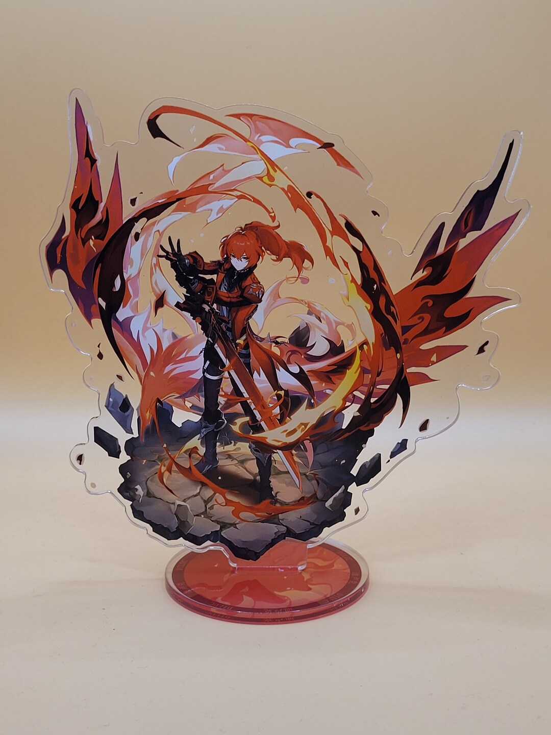 Genshin Impact Diluc Acrylic Desk Standee, Double-sided - Etsy