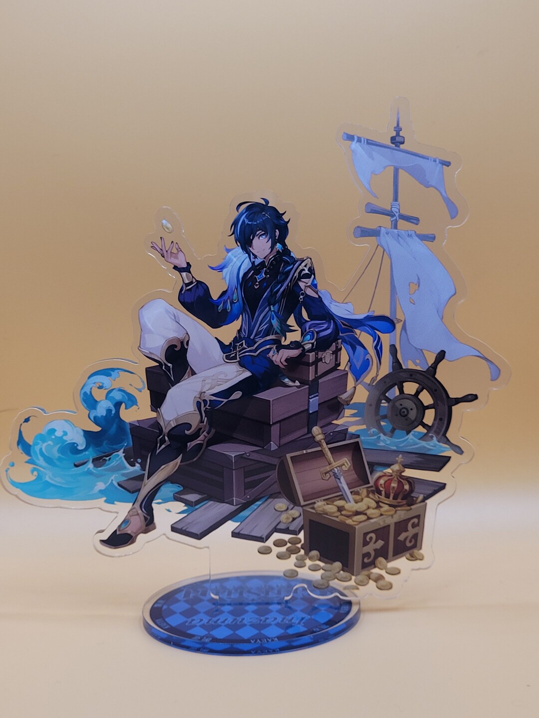 Genshin Impact Kaeya Acrylic Desk Standee: Double-sided Pattern - Etsy