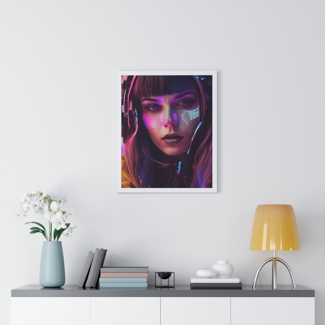 Cybergirl Cyber Future Gaming Poster - Etsy