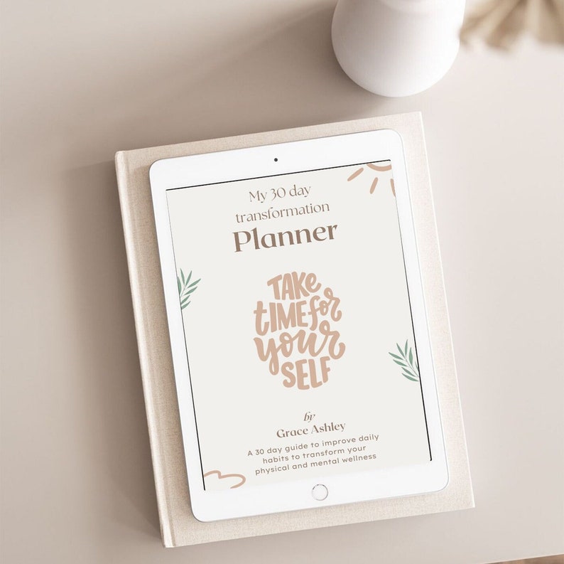 My 30 Day Transformation Planner Digital Print / - Etsy
