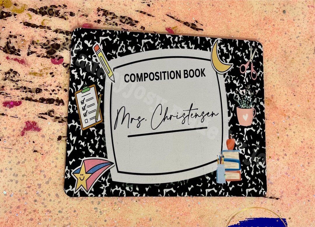 Teacher Mouse Pad Png | Mouse Pad Composition Notebook Png | Mouse Pad ...
