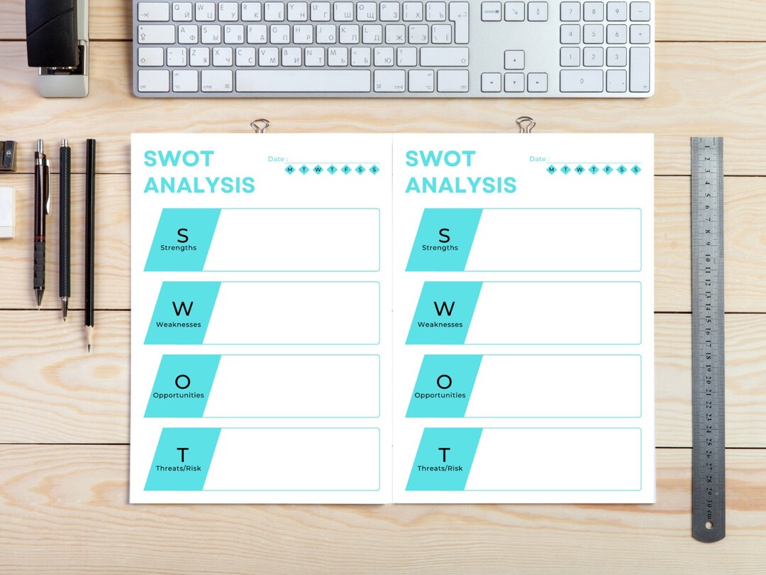 Professional SWOT Analysis Planner: Analyze and Strategize With ...