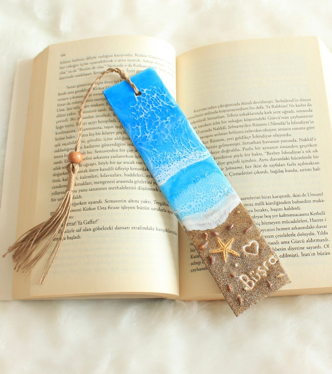 Marque-page en résine époxy personnalisé océan Cadeau pour - Etsy France