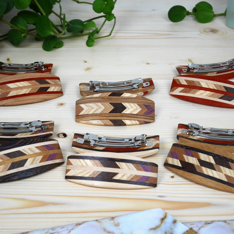 Wooden Hair Clip - Etsy