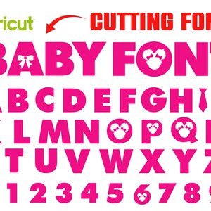 Afro Baby Boss Girl Font OTF, Baby Girl Font SVG Letters Cricut ...