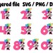 Baby Birthday Numbers Baby Mouse Svg Mouse Print Clipart - Etsy