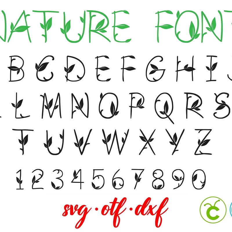 Nature Letters - Etsy