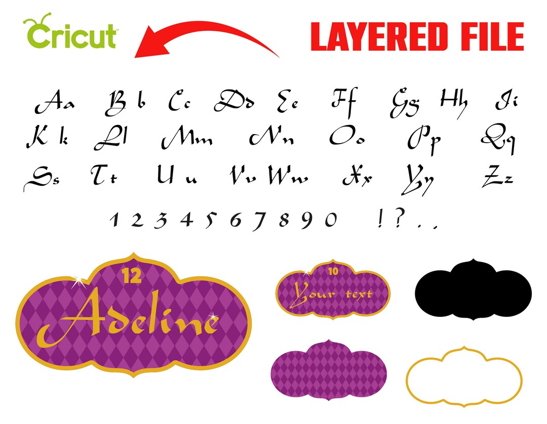 Prince Letters SVG Personalized Logo Prince Font OTF, Cut Prince SVG ...