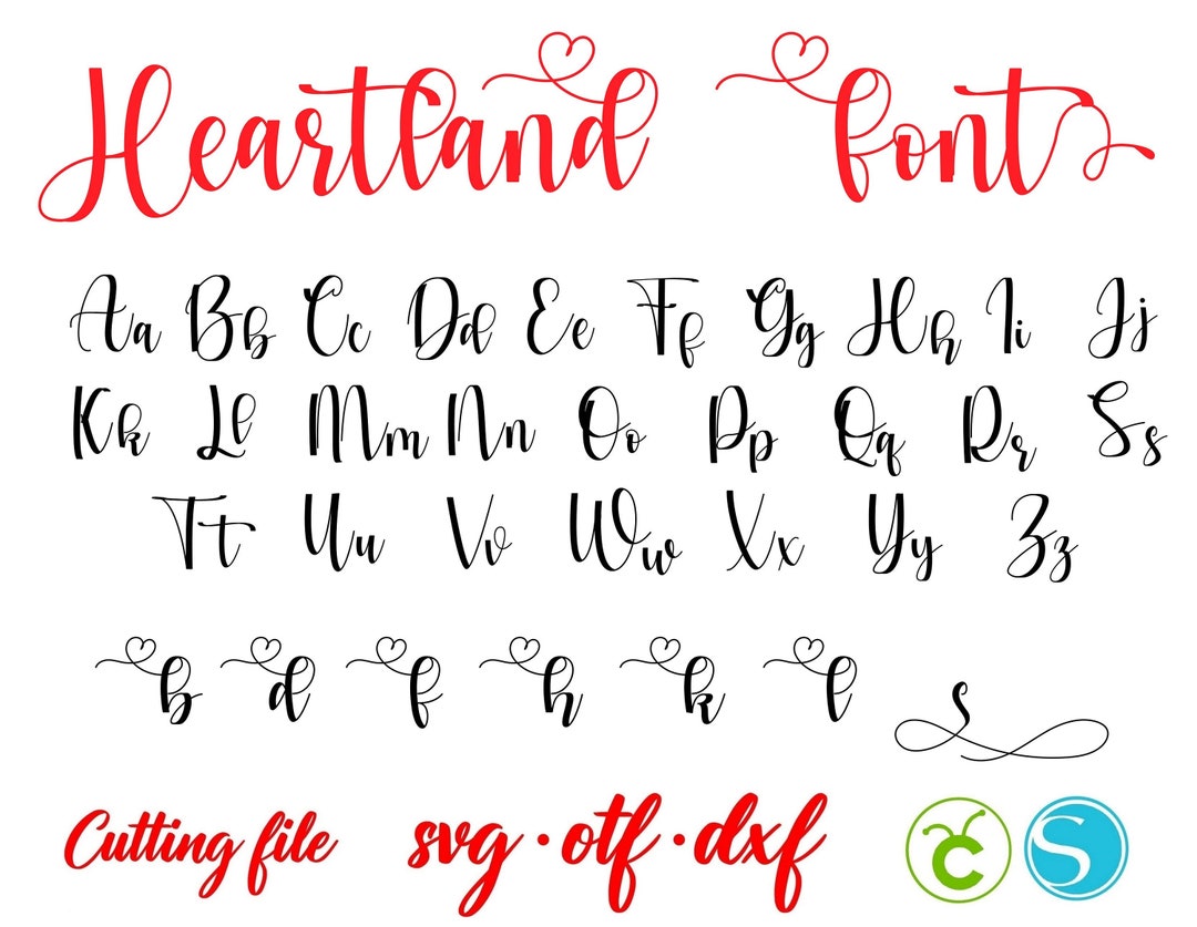 Calligraphy Font With Tails Chrismas Font Svg Cursive Font - Etsy