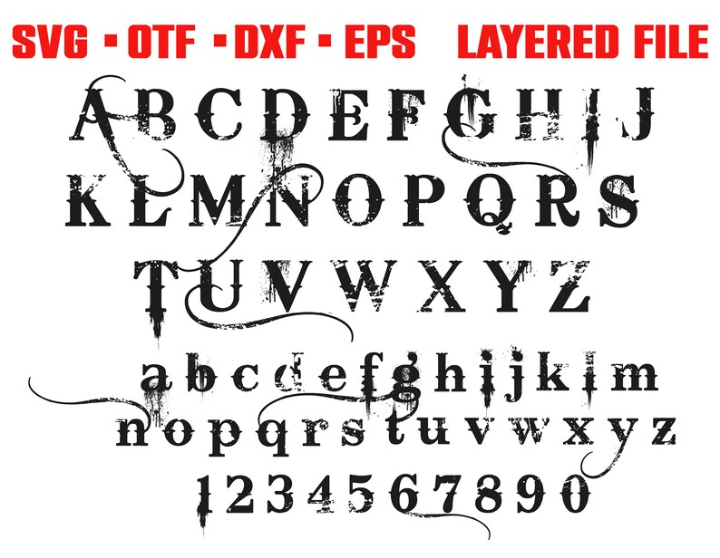 Cowboy Letters Svg Cowboy Font Otf Western Font Svg Western - Etsy