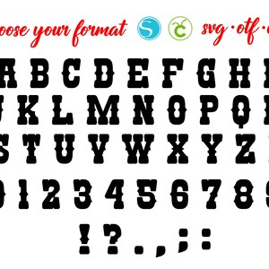 Western Letters SVG, Western Font OTF, Cowboy Font Svg Vintage Letters ...