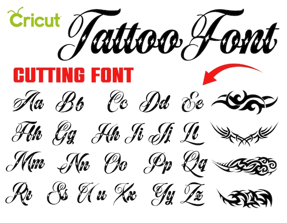 Tattoo Schriftzug Schriftarten Alphabet Entdecke Schöne Schriftarten