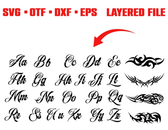 Otf Tattoo Font ICE 9 Studio Neckpiece By @memoirs_of_apollo