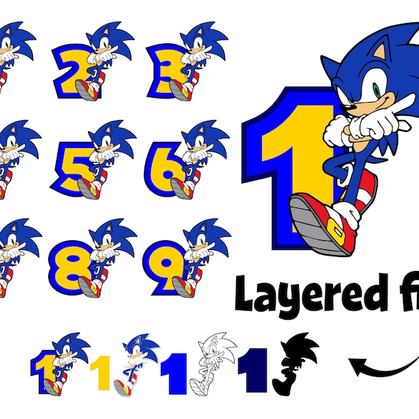 Sonic 3rd Birthday Shirt Svg - Etsy