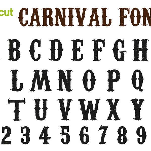 Carnival Letters - Etsy