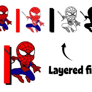 Baby Spider Birthday Numbers Png Print Spider SVG Layered Cricut Svg ...