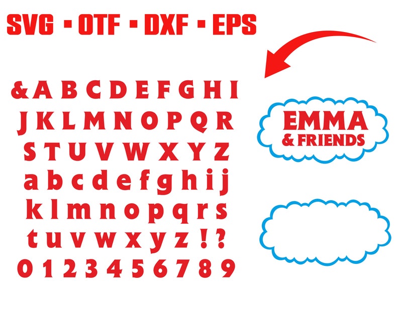 Train Font OTF Cartoon Train Letters SVG Baby Letters Cricut - Etsy