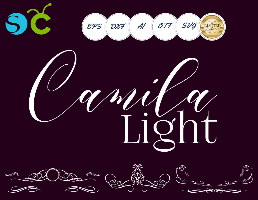 Full Premium Calligraphy Font With Tails, Calligraphy SVG Cursive Font ...