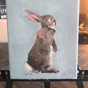 Bunny Rabbit Original Painting - Etsy