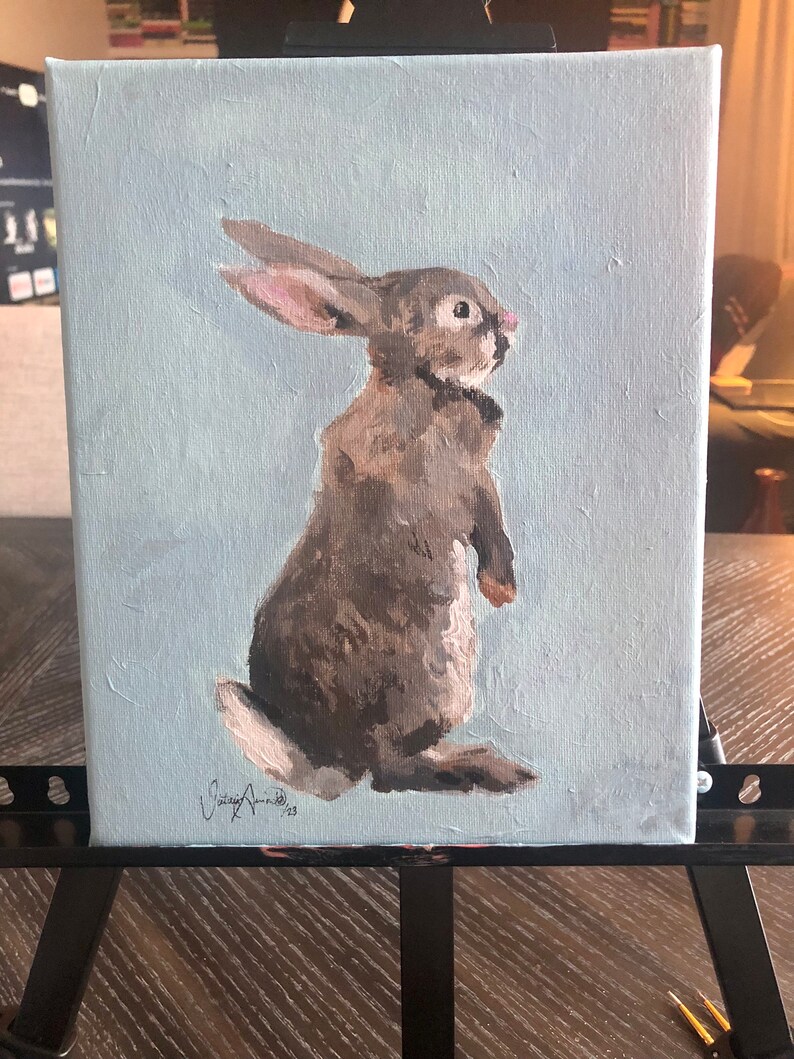 Bunny Rabbit Original Painting - Etsy