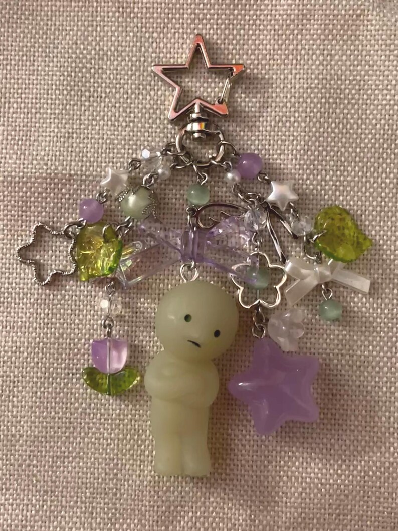 Custom Mini Smiski Trinket Keychain - Etsy