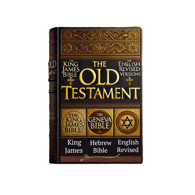 Christian Bible Old Testament — King James Version — Geneva — ERV and ...