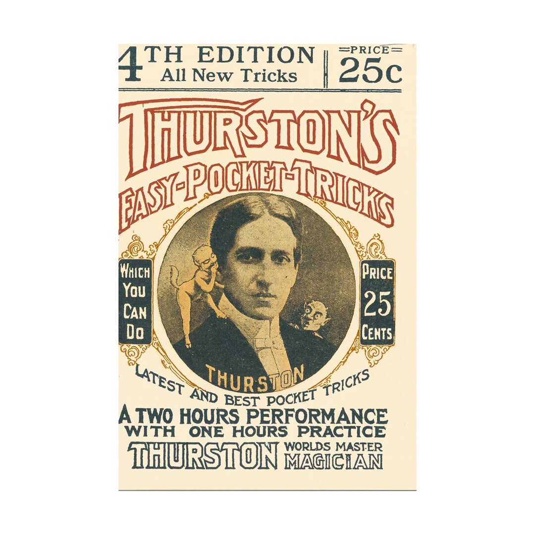 Easy Pocket Magic Tricks — With Photos — Year 1915 — (digital Download ...